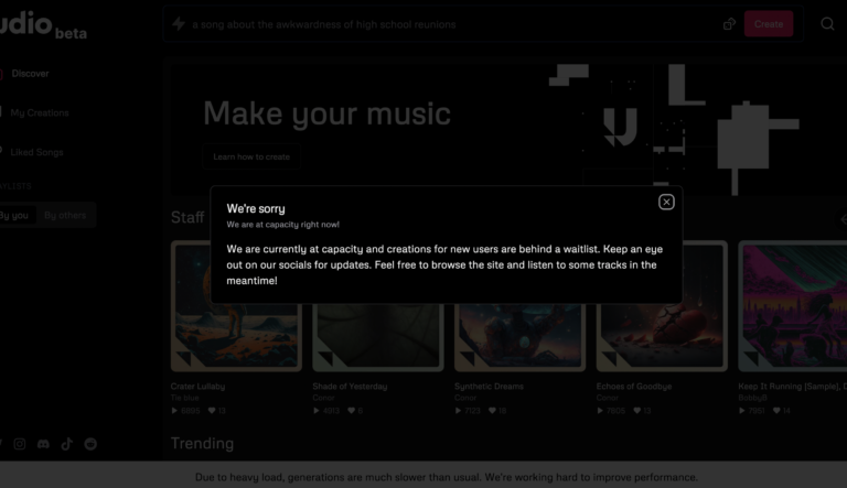 音楽生成AI Udio登場！Suno超え！?無料で1200曲作れる！ | 自動化ならジドウカblog